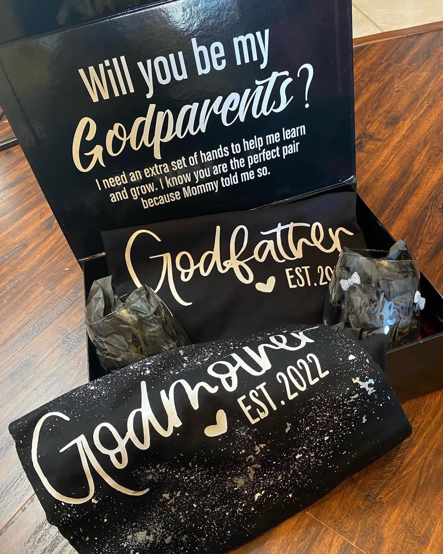 Godparents Proposal Gift Box | Custom Creations by Sonya