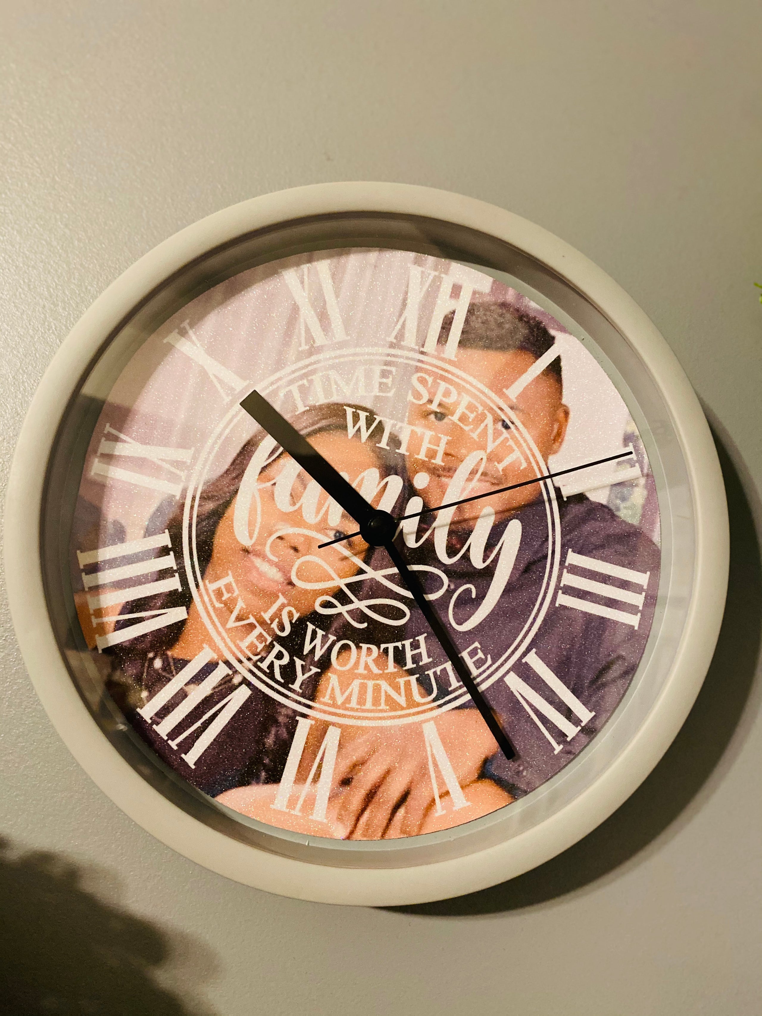 Custom Picture Clocks | Custom Creations by Sonya