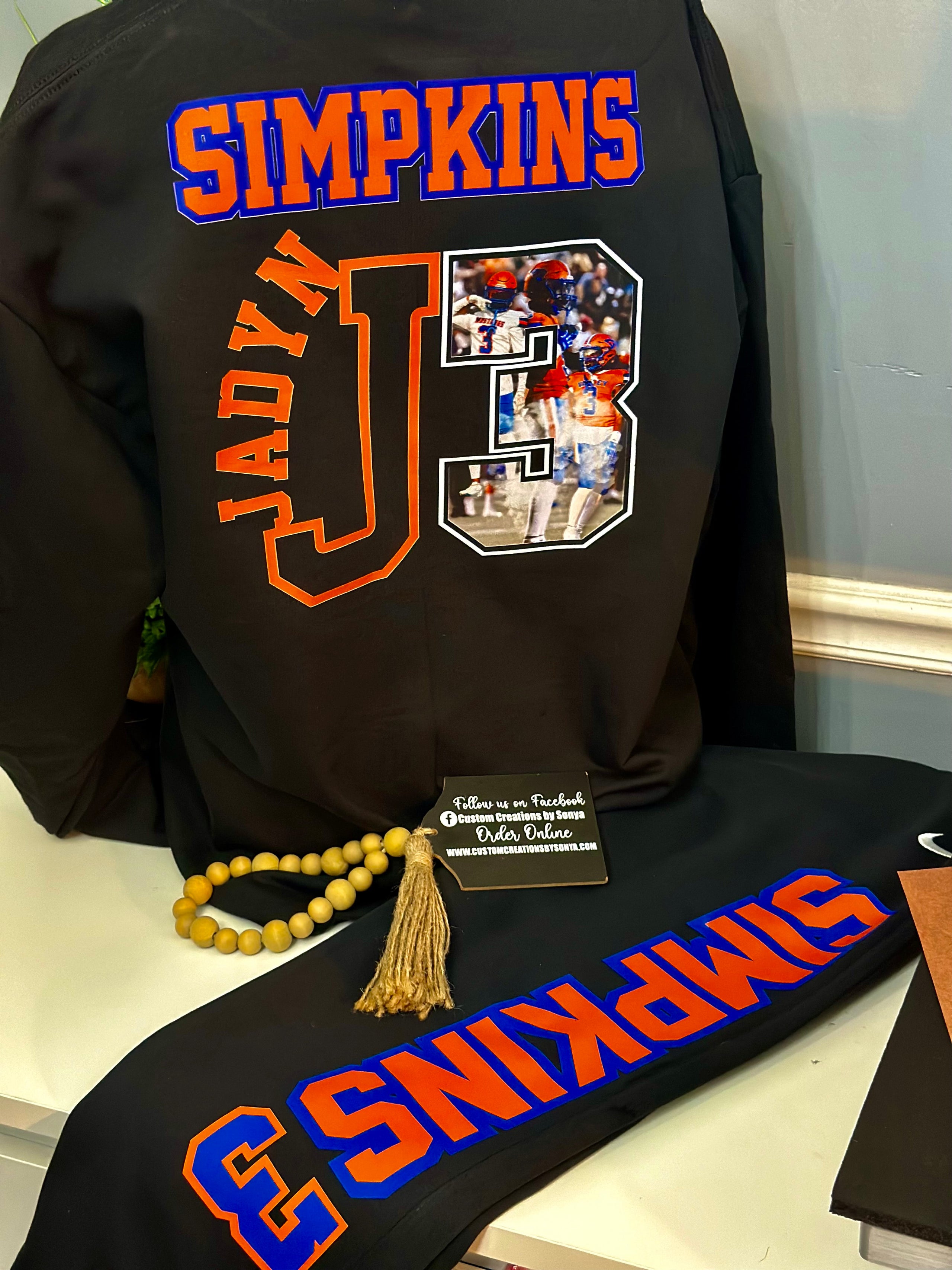 Custom Hoodie and Joggers | Custom Creations by Sonya